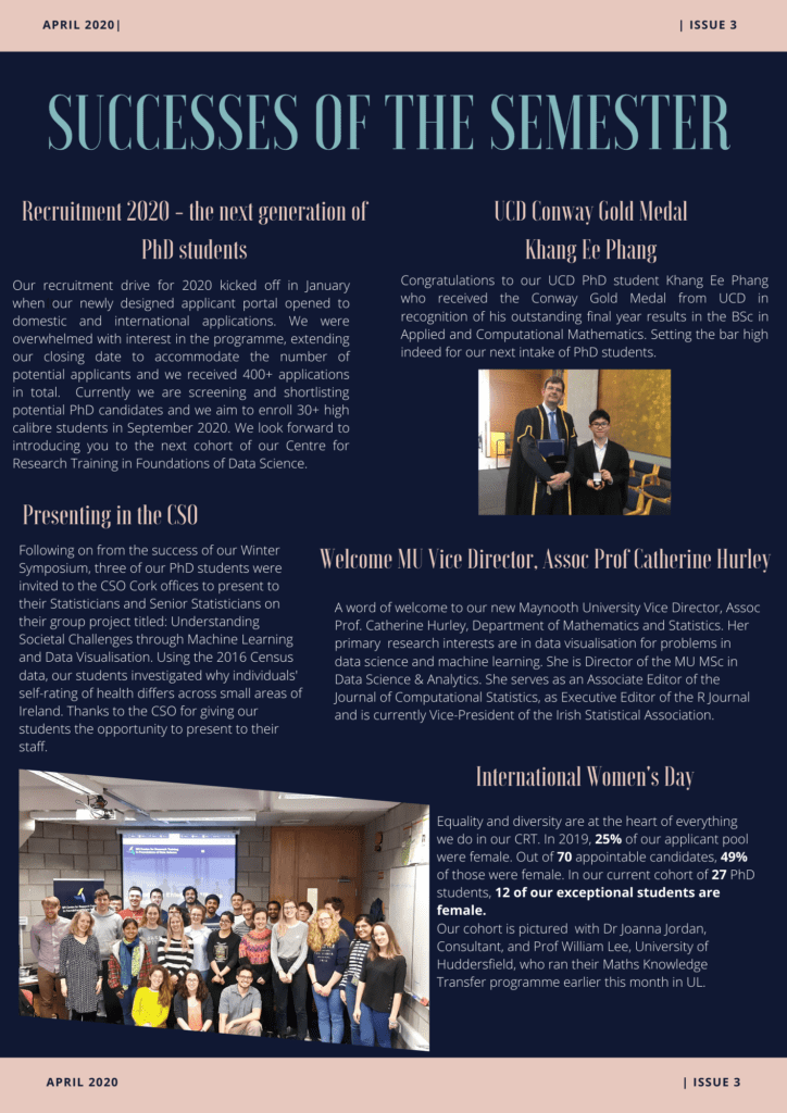 SFI Centre for Research Training in Foundations of Data Science ...